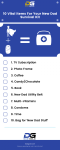 10 Vital Items For Your New Dad Survival Kit - Dad Gold