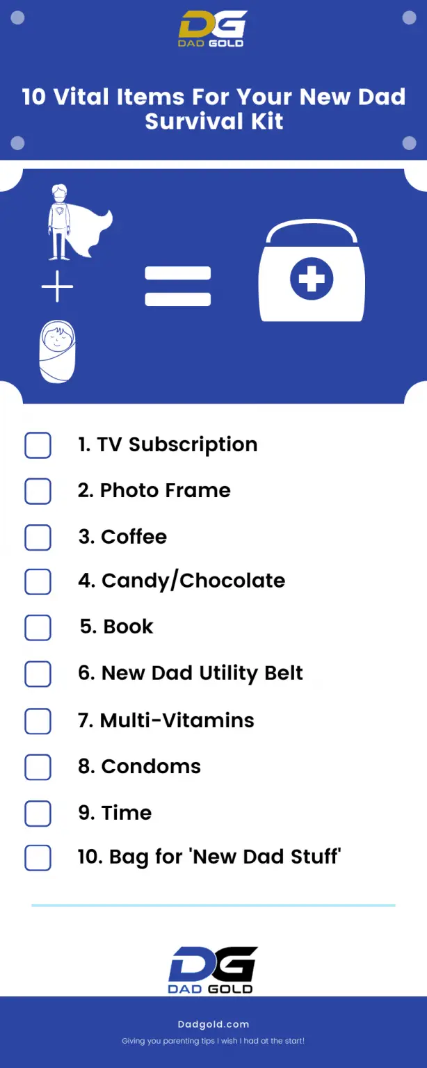 10 Vital Items For Your New Dad Survival Kit - Dad Gold