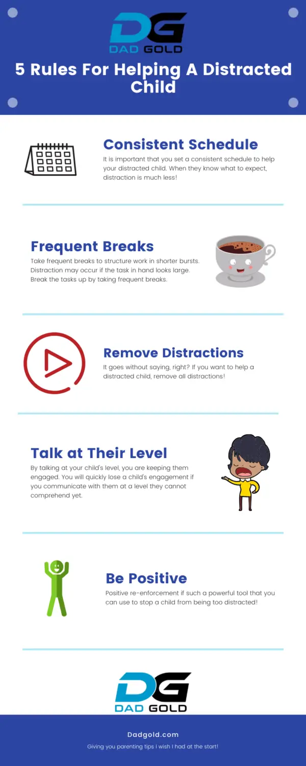 5 Essential Tips On How to Help A Distracted Child - Dad Gold