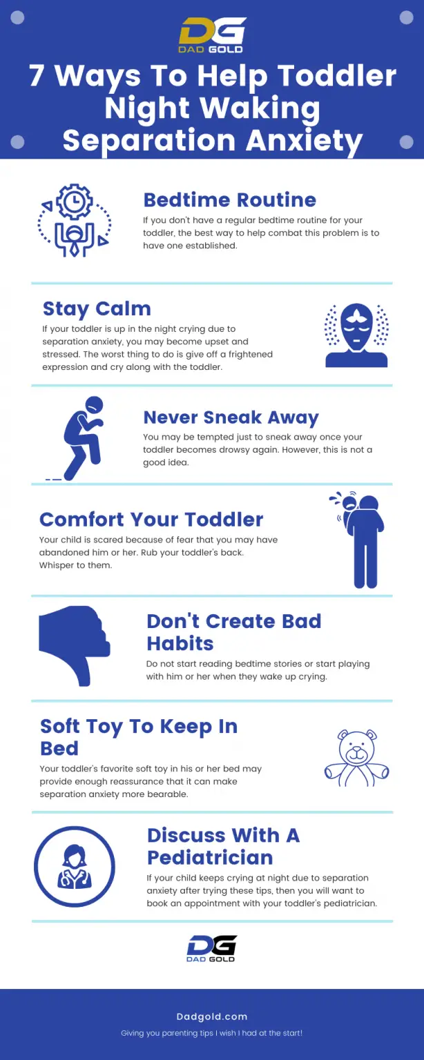 7 Easy Ways To Help Toddler Night Waking Separation Anxiety Dad Gold
